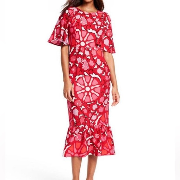 Target | Dresses | Nwt Target X Rhode Floral Print Dress | Poshmark